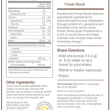 PureNourish Power Boost – Ariix – Mill Creek General Store